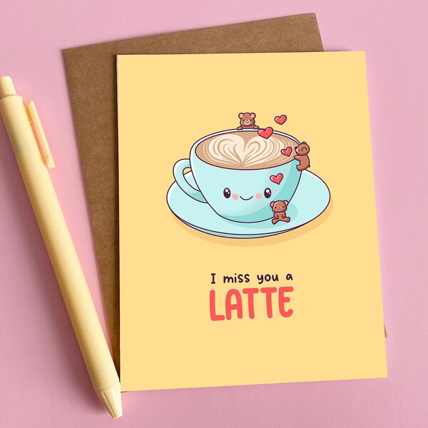 I Miss You Card - Etsy