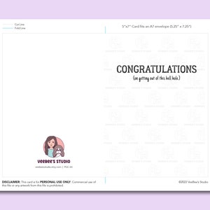Printable Goodbye Card for Coworker Instant Download - Etsy