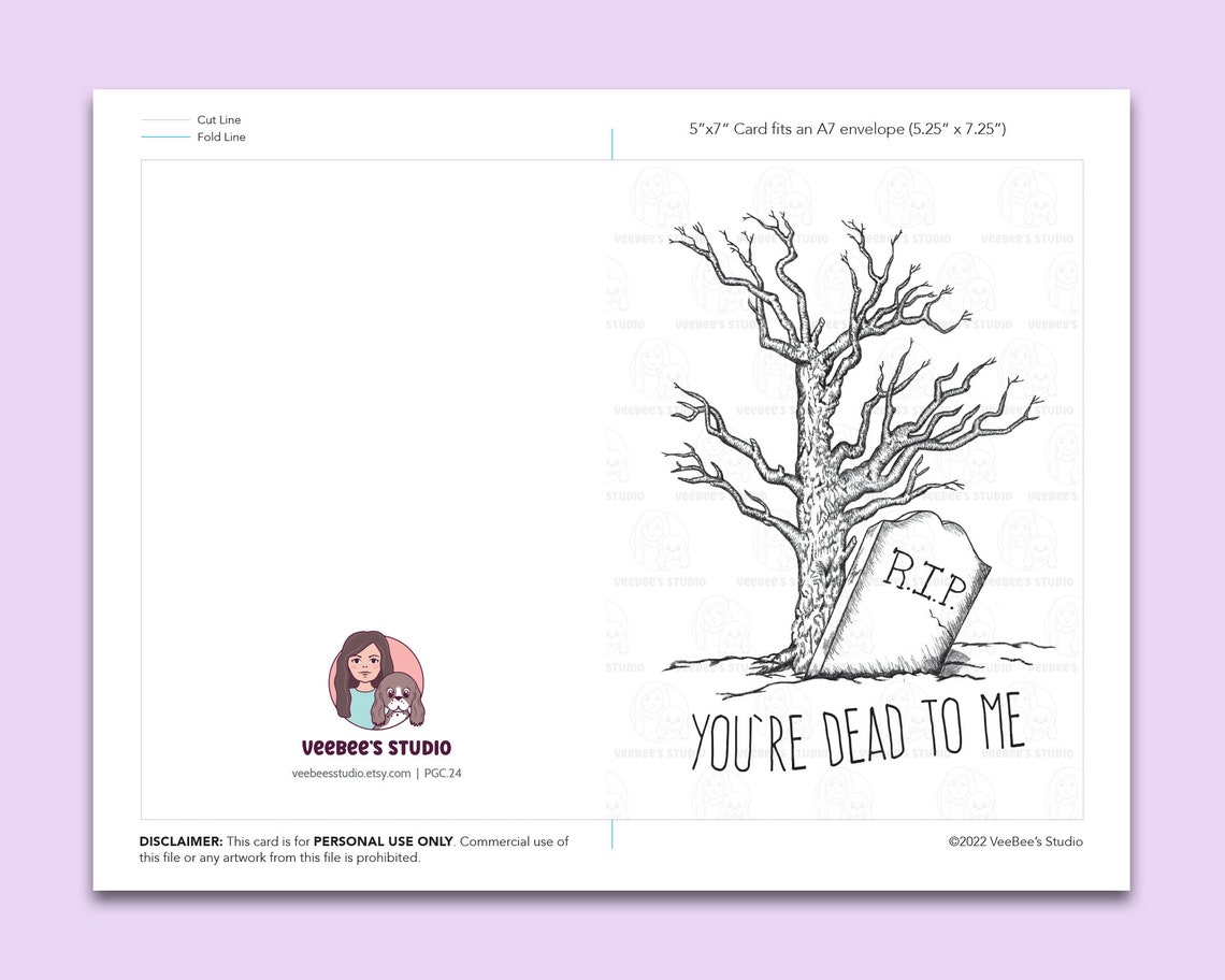 Funny Printable Goodbye Card Instant Download You're - Etsy