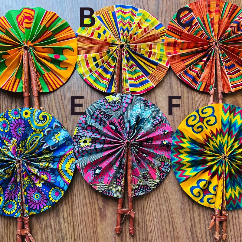 African Fan Black - Etsy
