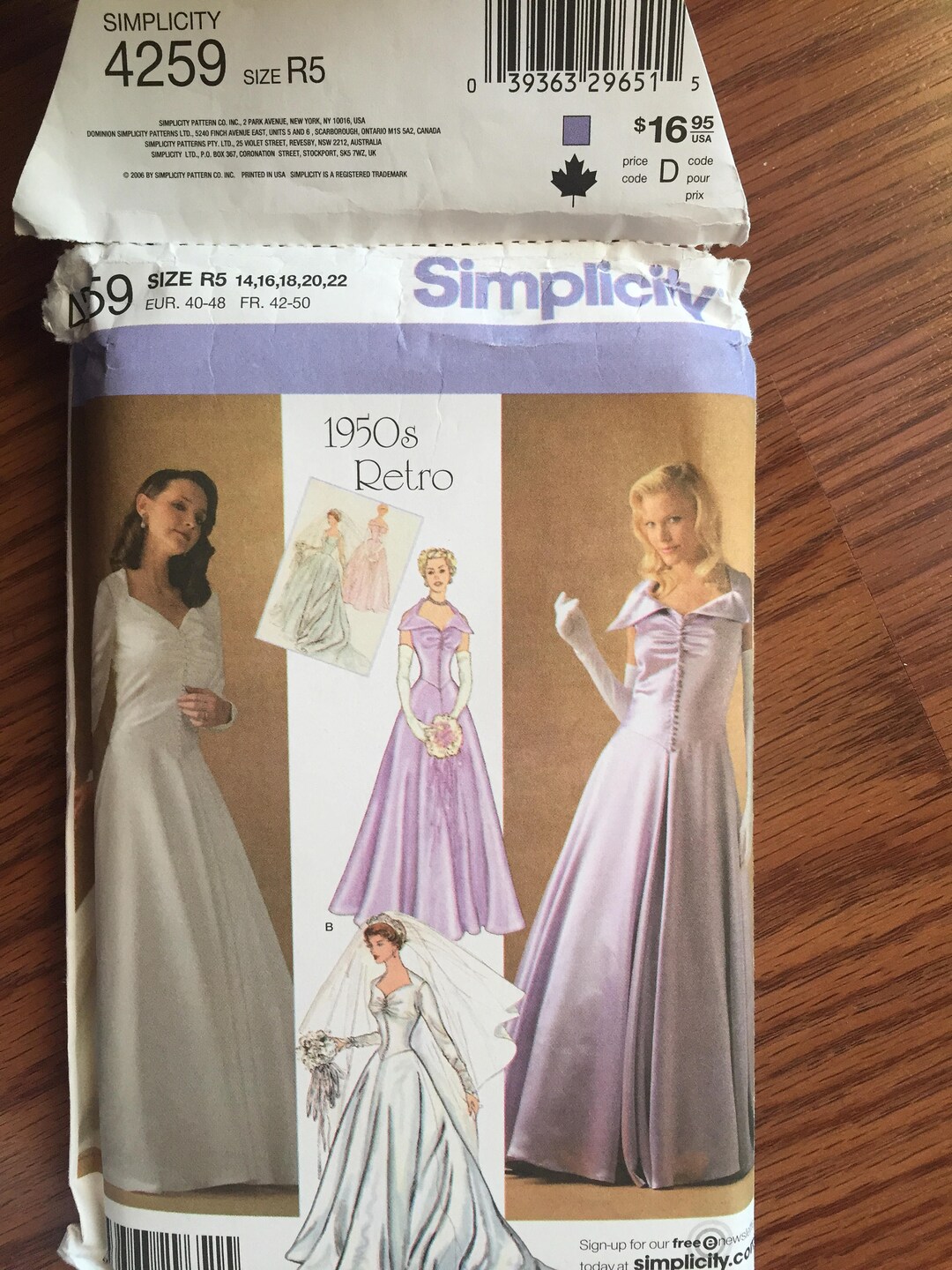 Simplicity 4259 Dress Collection Sewing Pattern Easy Sewing - Etsy