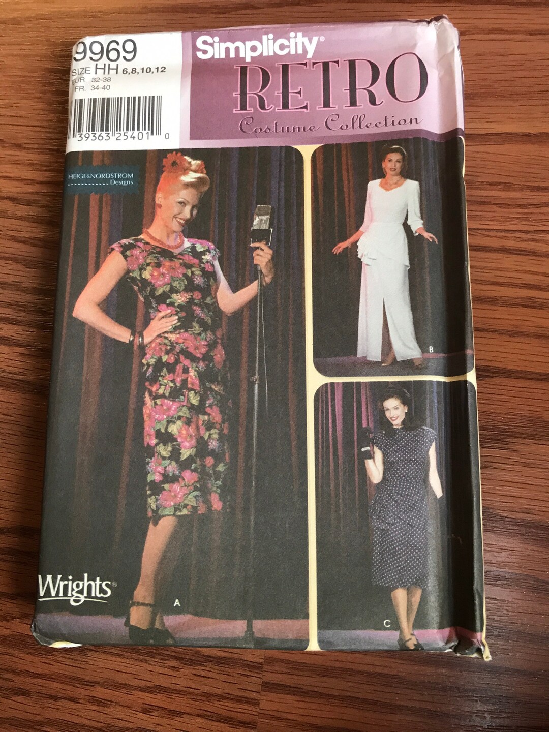 Simplicity Retro 9969 Costume Collection Pattern, Size 6-12 UNCUT - Etsy