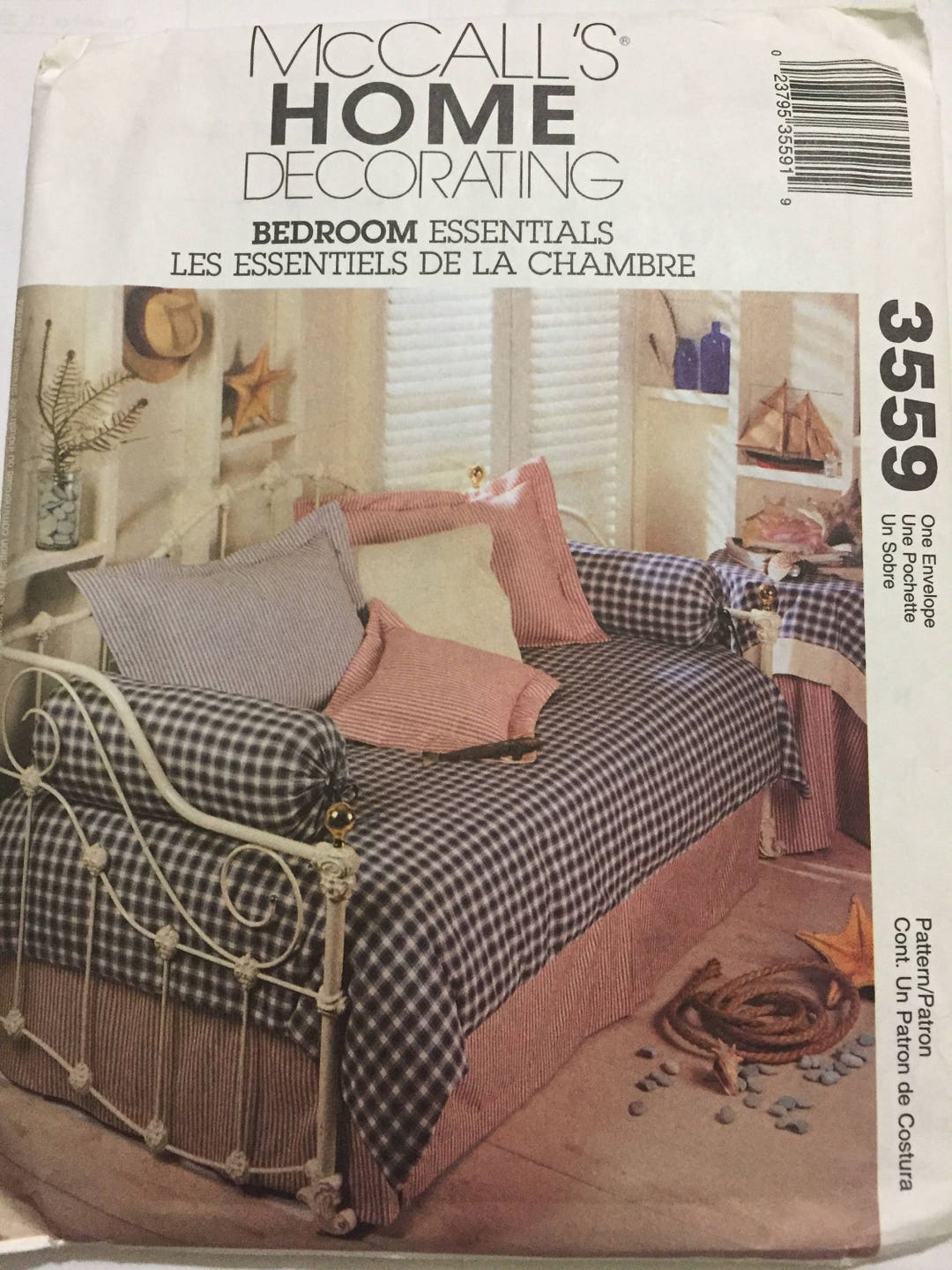 Mccalls 3559 Home Decorating Bedroom Essentials Pattern Classic Fit ...
