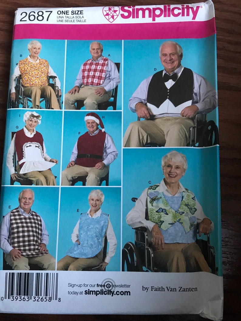 Simplicity 2687 Pattern Sewing Pattern Sizes US One Size | Etsy