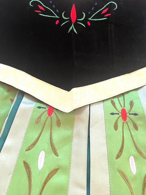 Frozen Anna Green Dress Pattern
