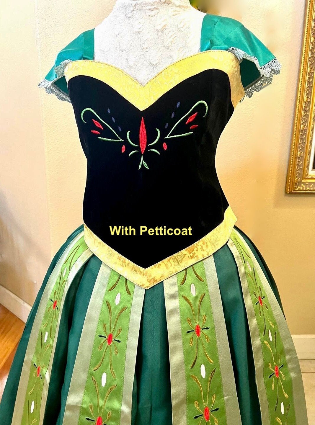 Frozen Anna Green Dress Pattern