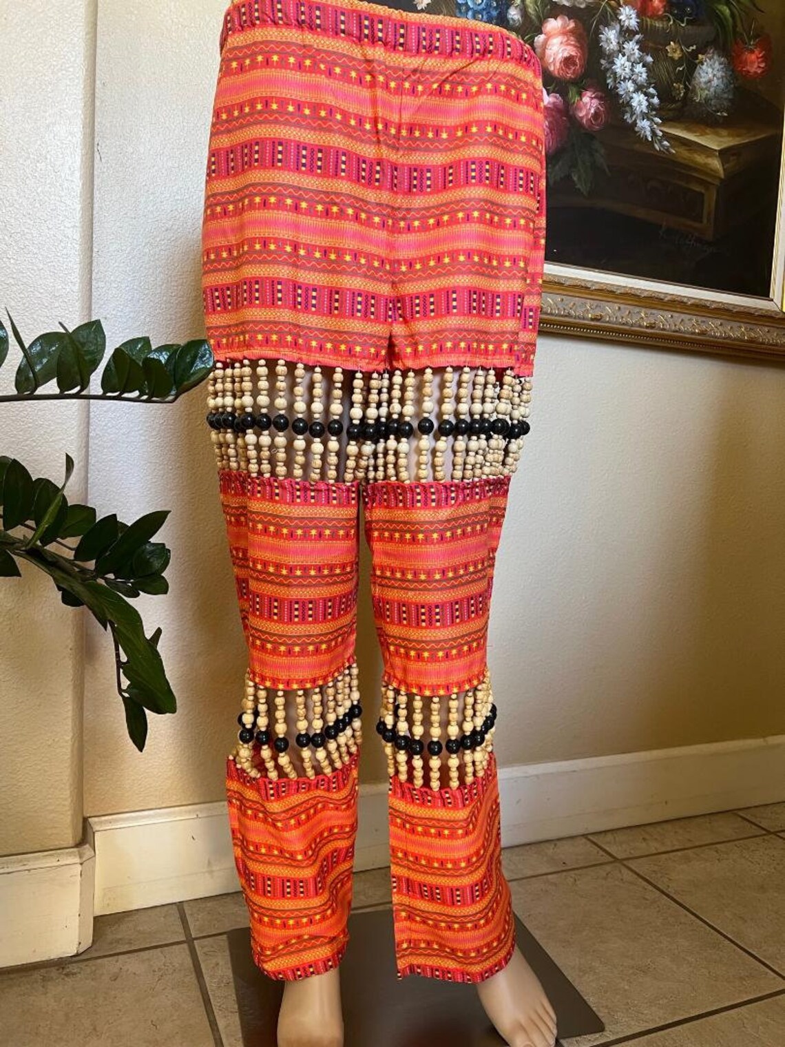 Adult Unisex African Lion King Pants With Beads Performance Costume - Etsy