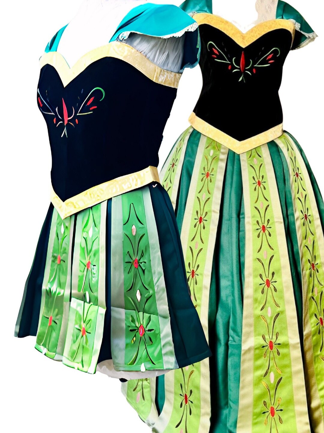 Adult Short or Long Princess Anna Skater Performance Dress Custom ...