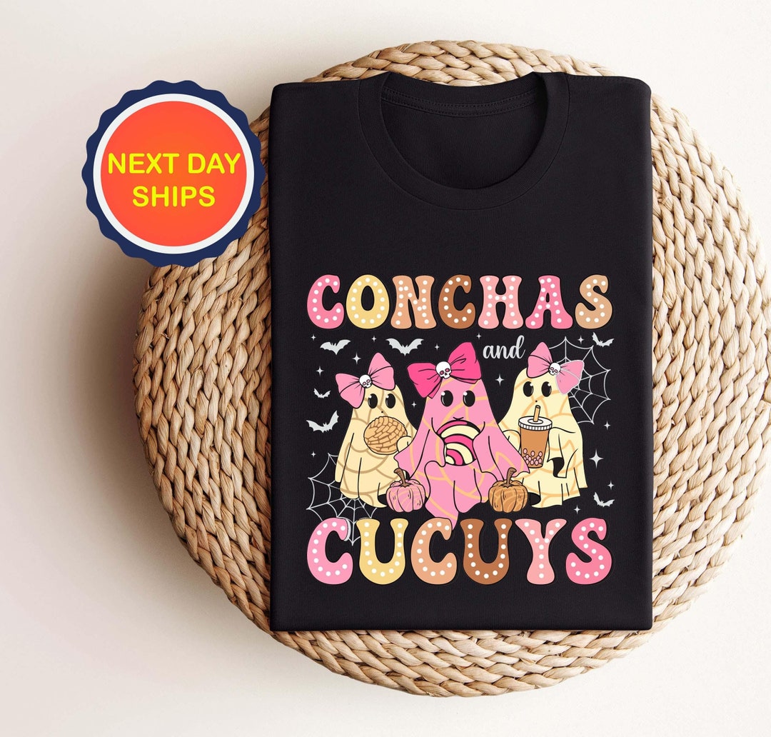 Conchas and Cucuys Shirts, Spooky Conchas Shirts, Halloween Concha ...