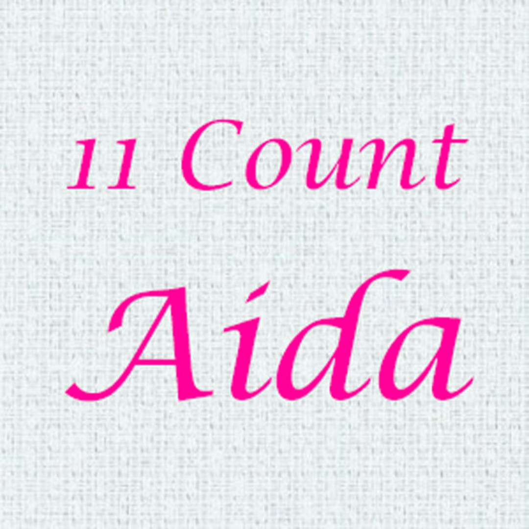 ZWEIGART Cross Stitch Fabric 11 Count AIDA - by the Bolt in Fat Halfs ...