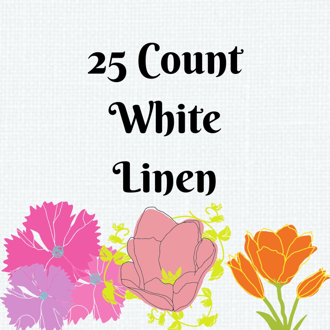 ZWEIGART Cross Stitch Fabric 25 Count LINEN by the Bolt in Fat - Etsy