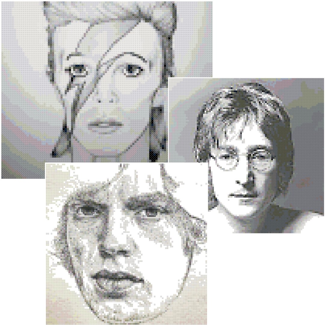 Three Pack Rock Legends Portraits - Etsy