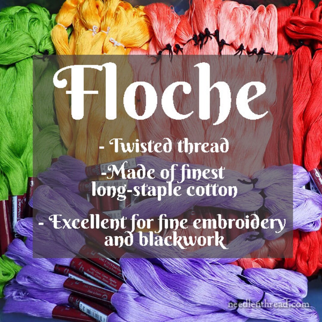 DMC Floche Embroidery Thread - 168 Yds 153.6 M Choose From Many Colors ...
