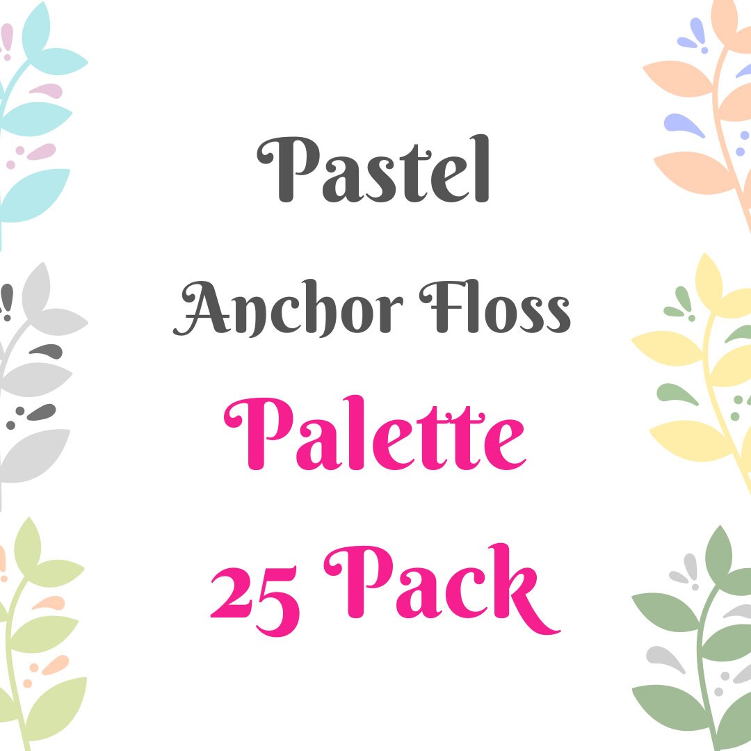 Anchor Colour Palette Pastels LIMITED QUANTITIES - Etsy