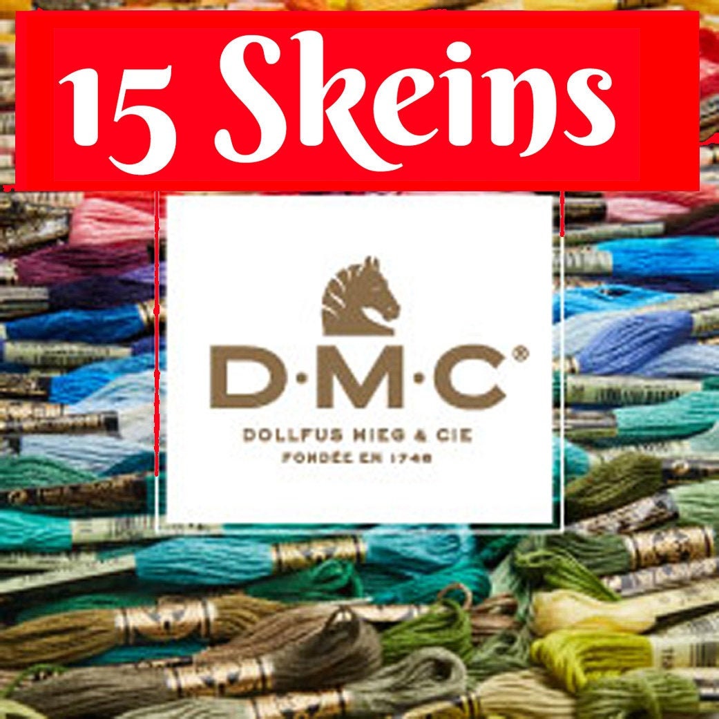 15 Genuine DMC Floss Choose From All 489 Solids Including 35 - Etsy