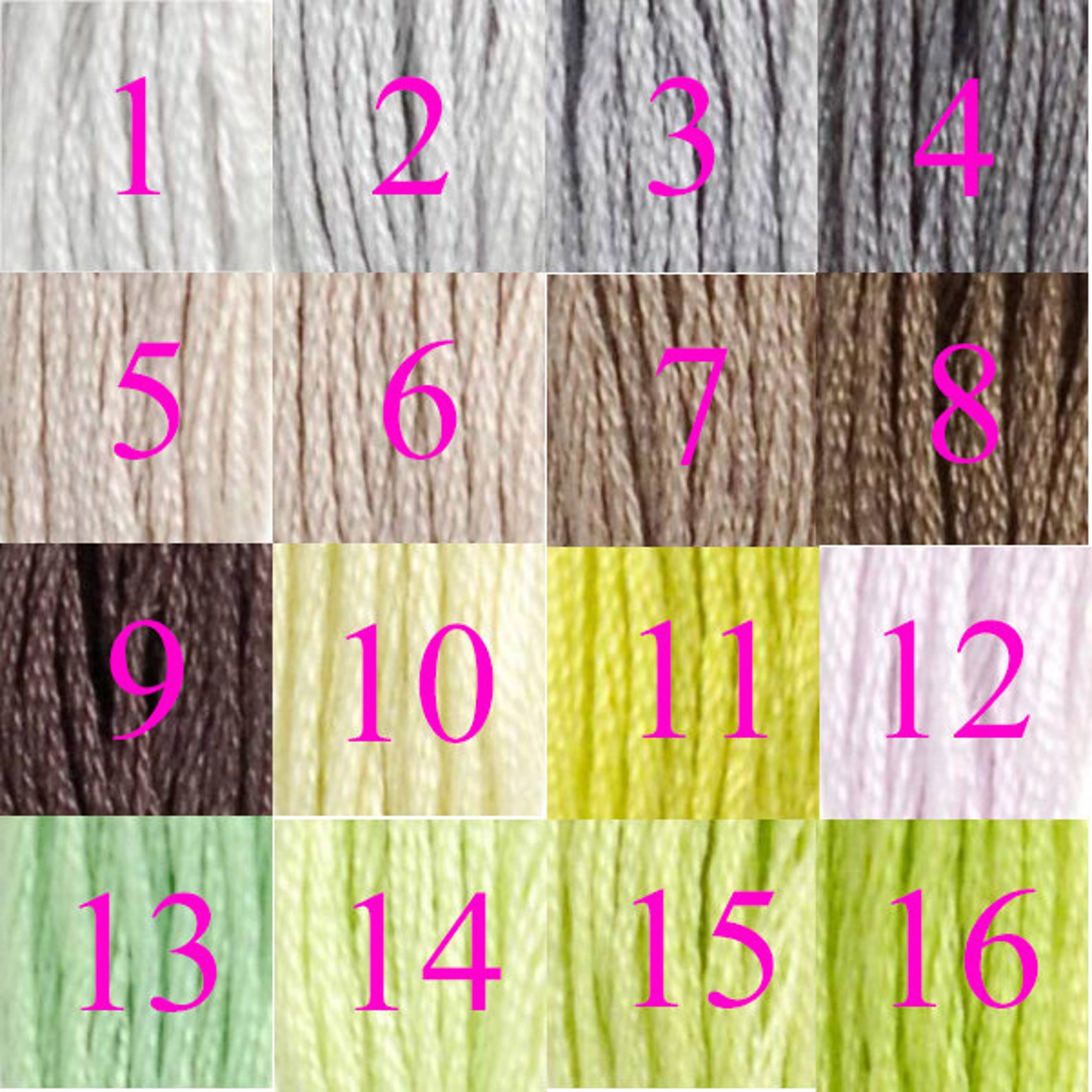 15 Genuine DMC Floss Choose From All 489 Solids Including 35 | Etsy