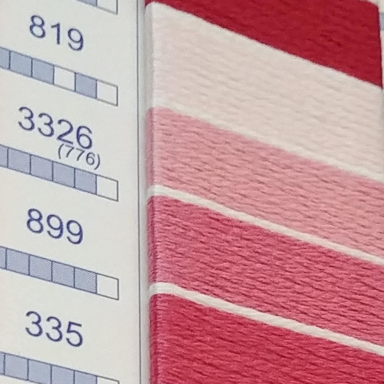 DMC Floss Colour Card With REAL FLOSS or Printed Only | Etsy