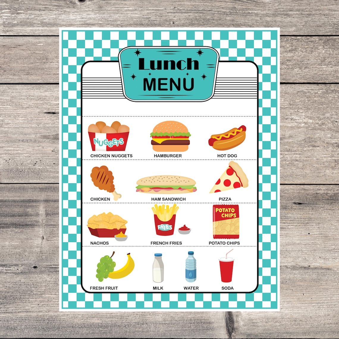 Pretend Play Menu Bundle, Pretend Play Kitchen, Pretend Play Restaurant ...