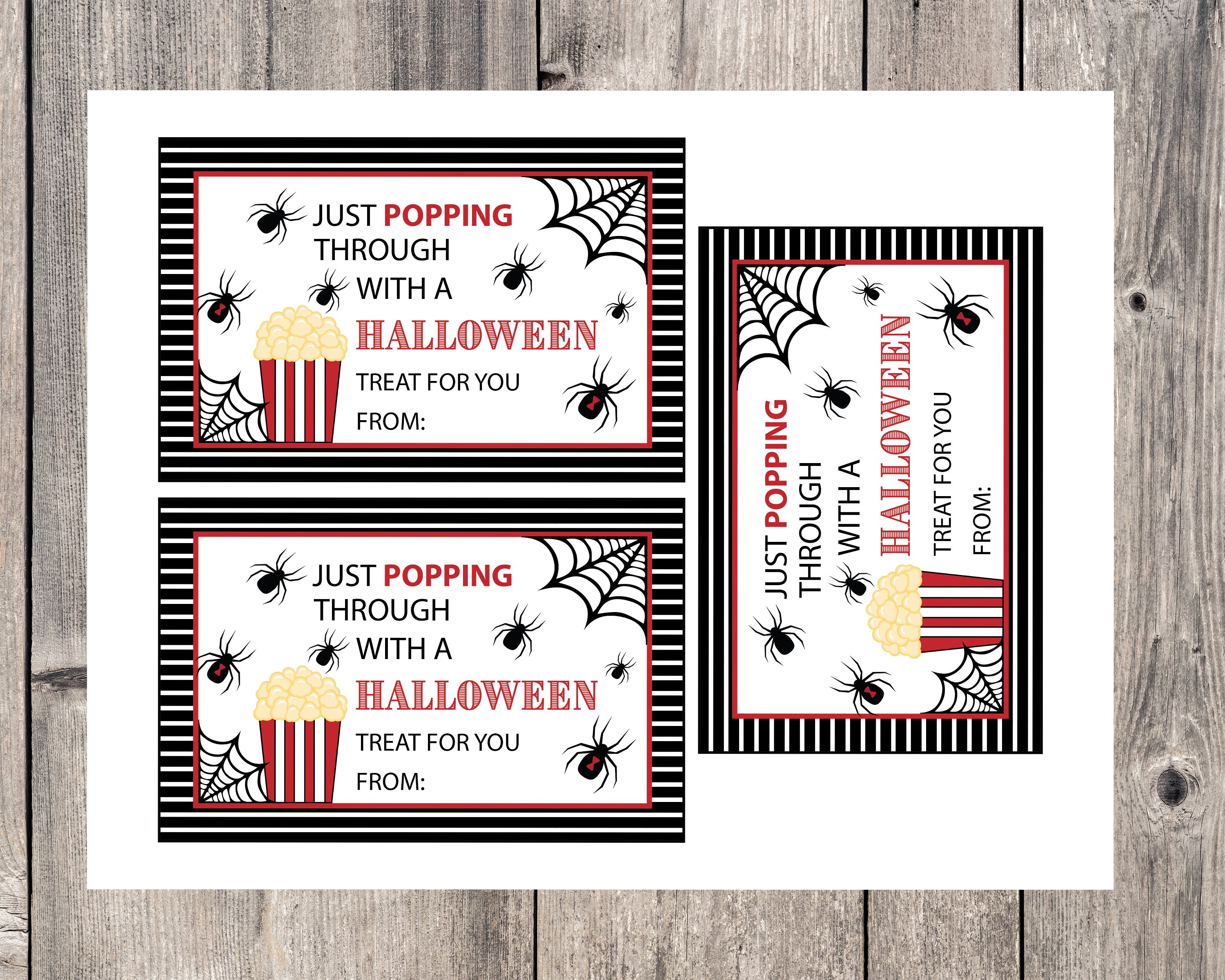 Just Popping Through With A Halloween Treat for You, Halloween Popcorn ...