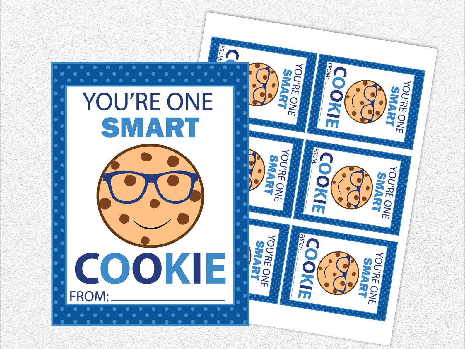 Smart Cookie Gift Tag, End of the Year Tag, Teacher Gift to Students ...