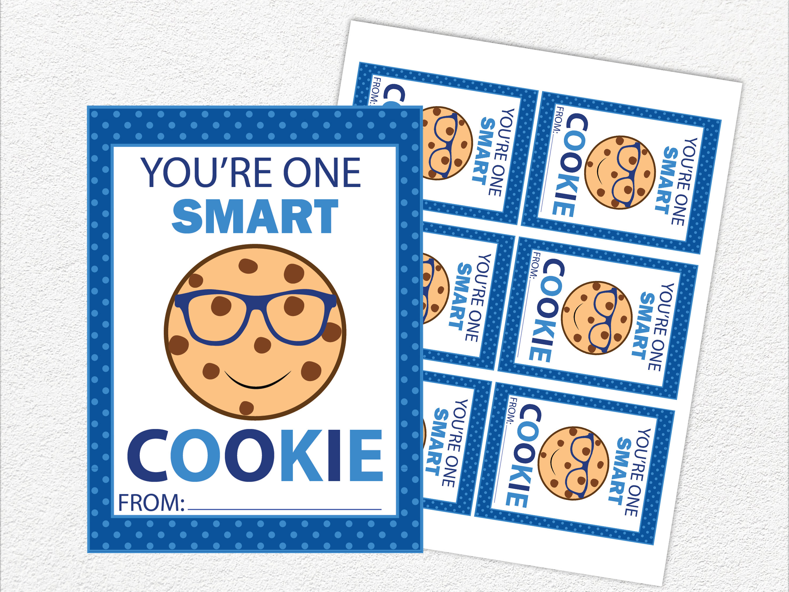 Smart Cookie Gift Tag, End of the Year Tag, Teacher Gift to Students ...