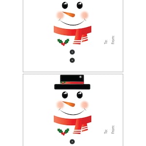 Snowman Candy Bar Wrappers, Christmas Candy Wrappers, Christmas Favors ...