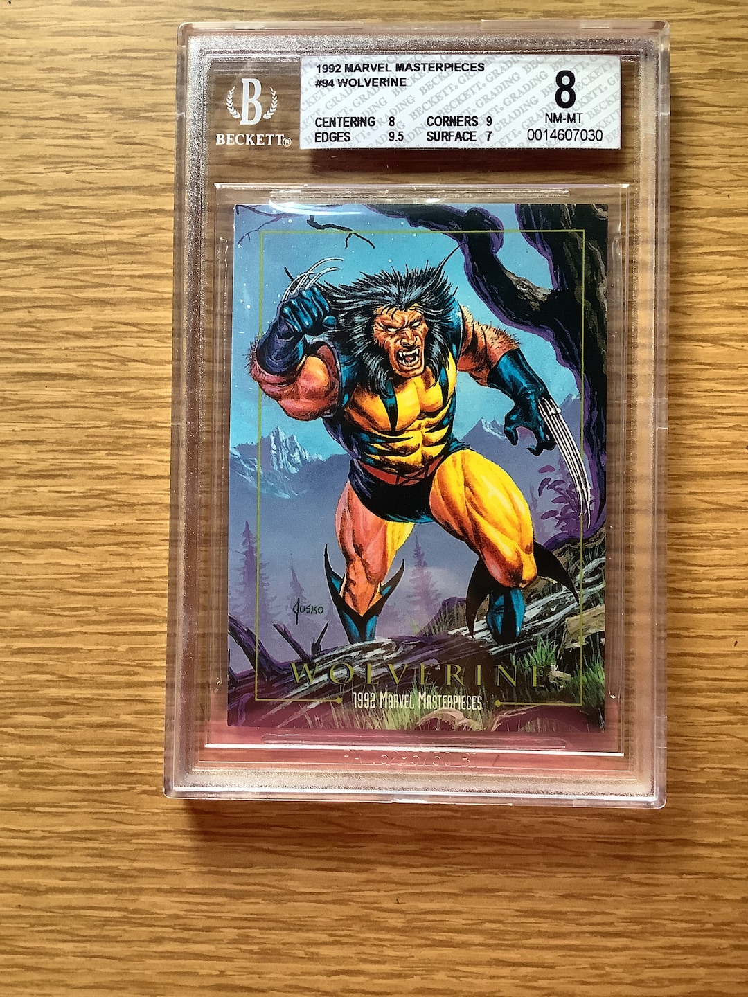 1992 Skybox Marvel Masterpieces # 94 Wolverine - Etsy