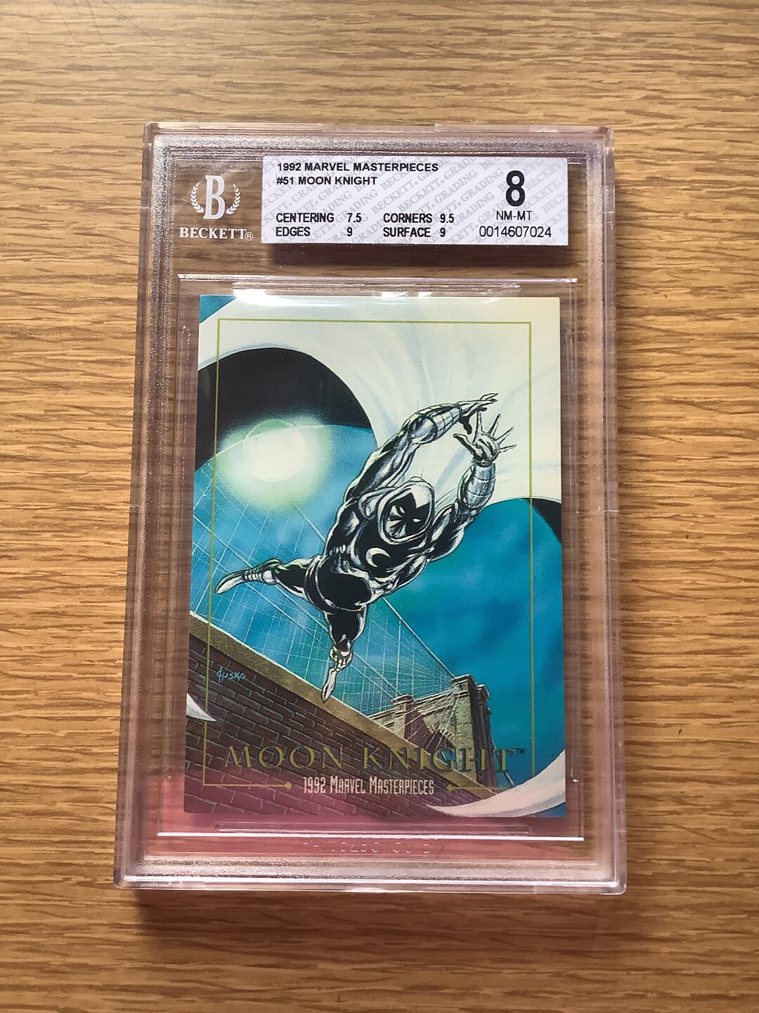 1992 Skybox Marvel Masterpieces 51 Moon Knight - Etsy