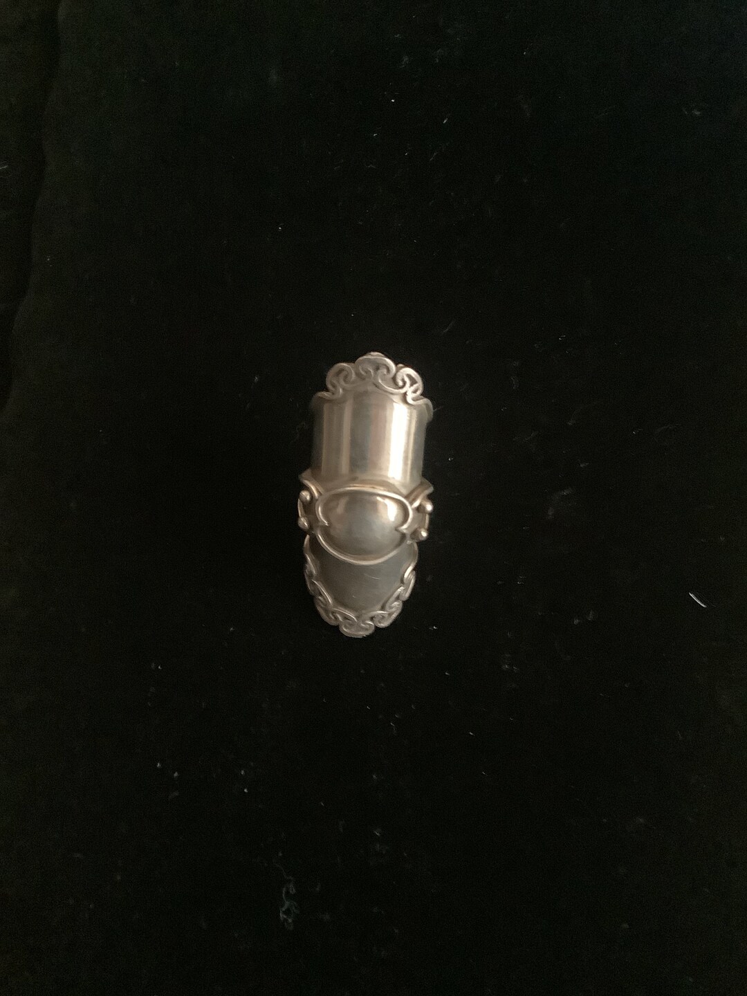 Sterling Silver Armor Ring - Etsy