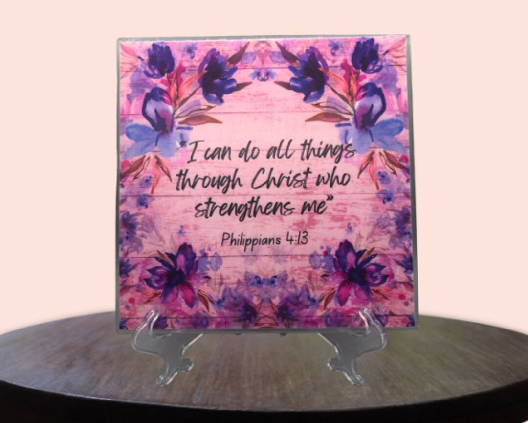 Provide the Gift of Encouragement Handcrafted Philippians 4:13 ...