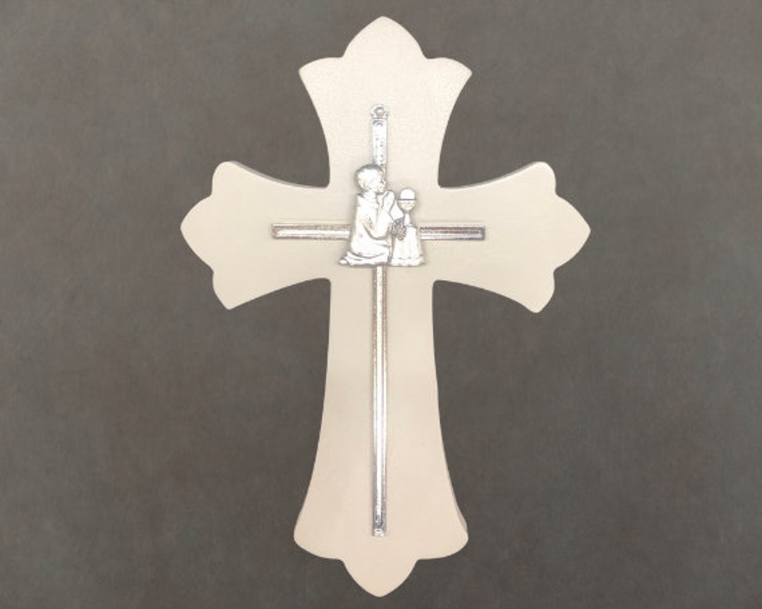 First Communion Wall Cross Lovingly Handcrafted 1st Communion Wall ...