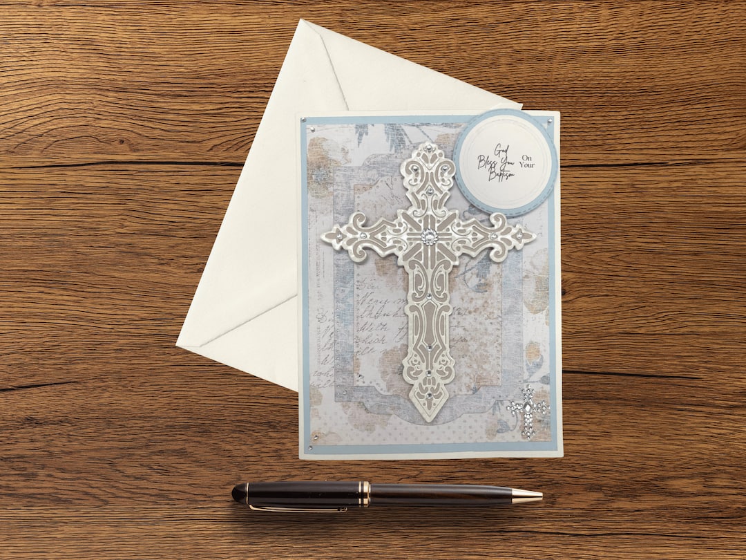 Unique Handmade Baptism & Christening Keepsake Card Thoughtfully ...