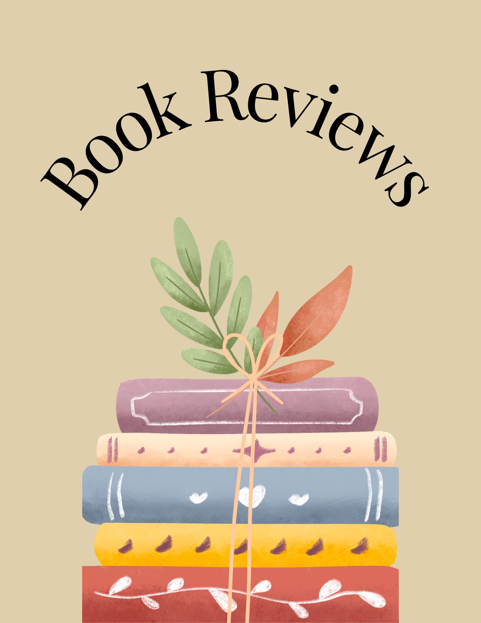 Printable Book Review Book Review Log Reading Journal Book Tracker Book ...