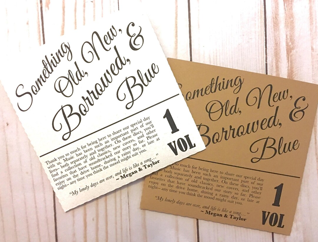 Cd Sleeve Wedding Favors Gifts CD Personalized Envelope Rustic, Rustic ...