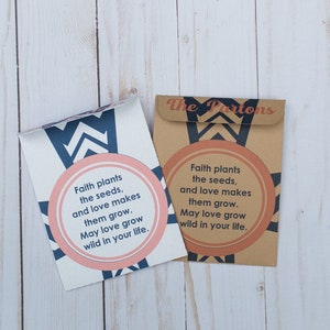 Christian Religious Wedding Favors Seed Packets Sets of 25 ...