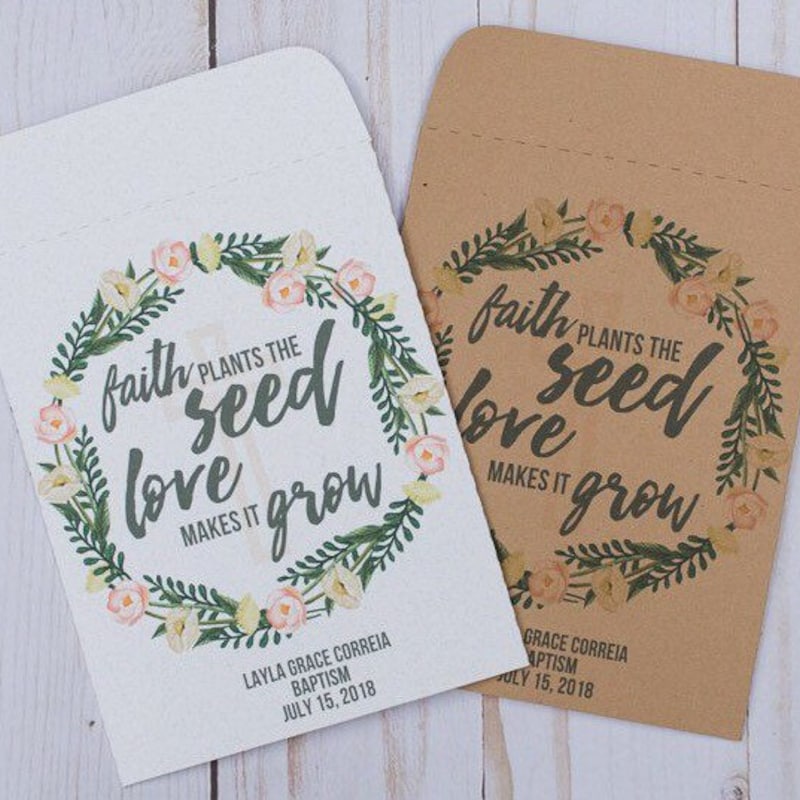 Wedding Seed Packets - Etsy