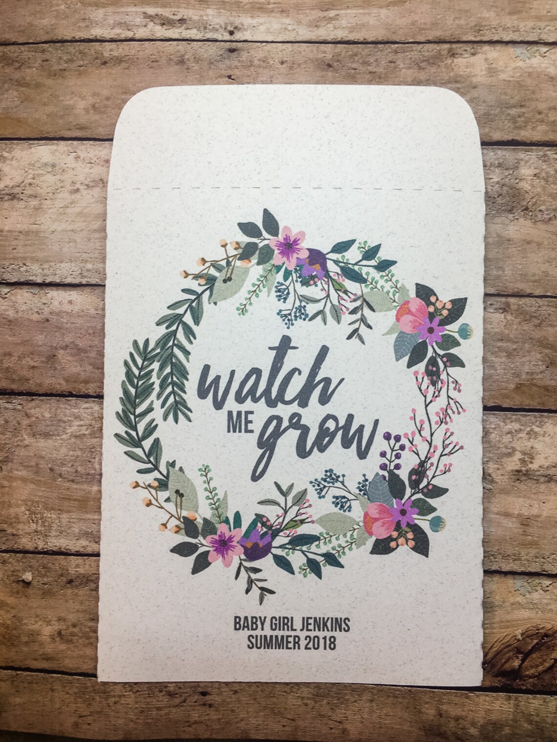Children's Party Gifts Seed Packets Watch Me Grow - Etsy
