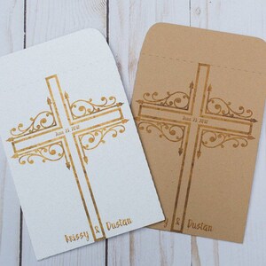 Christian Wedding Favors Seed Packets Sets of 25 - Rustic, Personalized ...