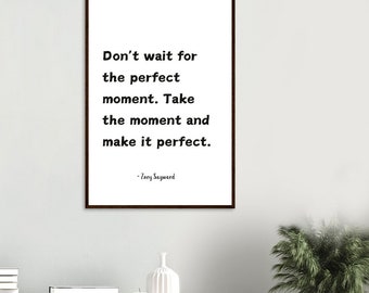Keep Going White Motivational Poster Premium Matte Paper Framed Wall ...