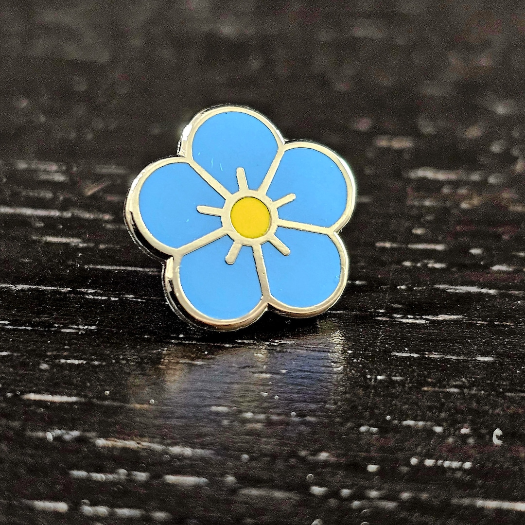 Forget Me Not Masonic Pin - 15mm - Etsy