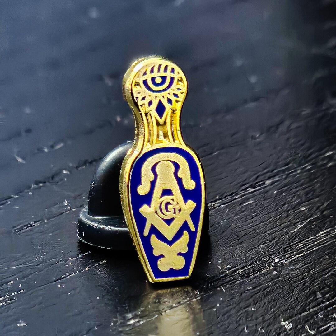Widow's Slipper Masonic Lapel Pin - Etsy