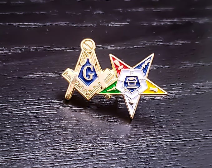 Order of Eastern Star 1.5" X 2.25 Framed Magnetic on Members Badge ...