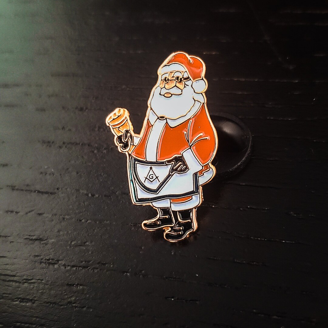 Santa Claus Masonic Pin - Etsy