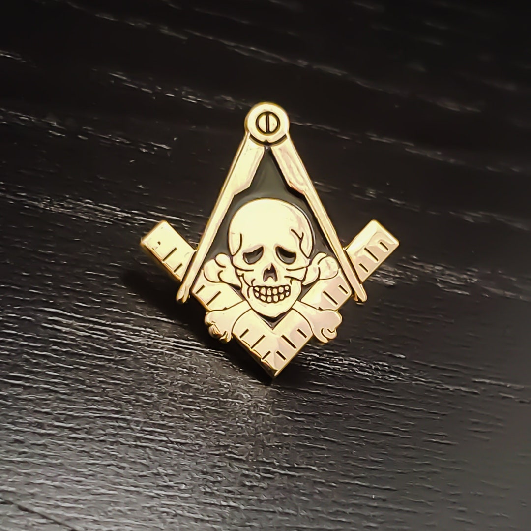 Memento Mori Widow's Son Masonic Pin - Etsy