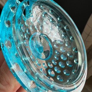 Vintage Fenton Blue Opalescent Hobnail 3 Piece Jam Set, 5"- # 3903 ...