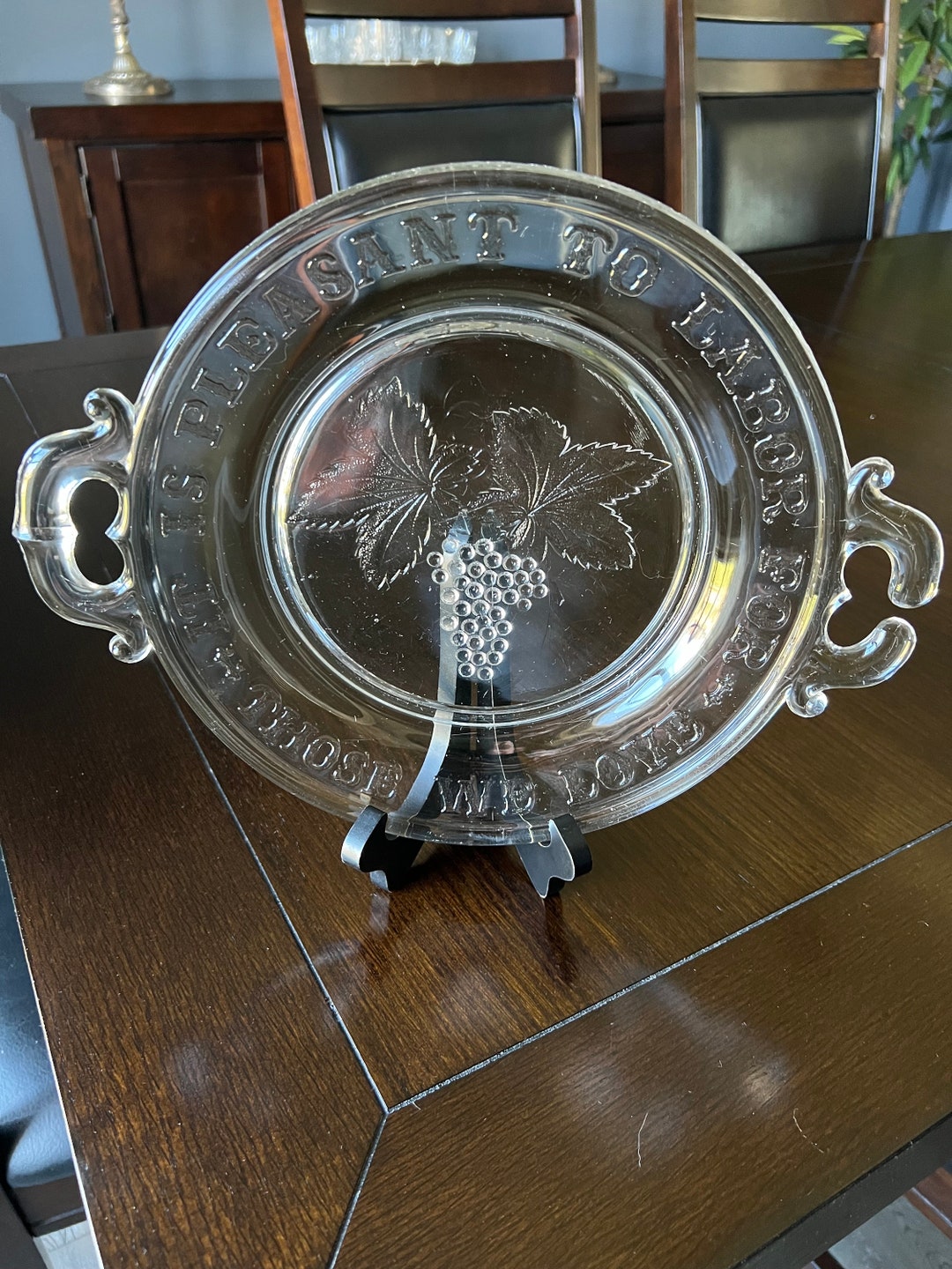 EAPG Pie Plate by Mckee & Brothers- Circa 1880"s - Etsy