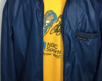 Blue Members Only Jacket - Etsy