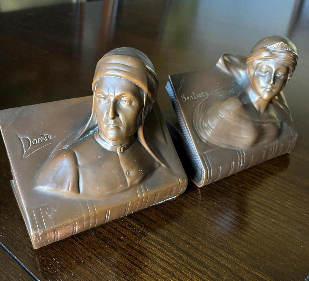 Vintage Circa 1930's Jennings Brothers Dante and Beatrice Bronze Finish ...