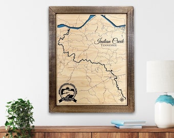 Fishing Creek Map - Etsy