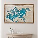 Lake House Decor Custom Lake Map Custom River Map Nautical - Etsy